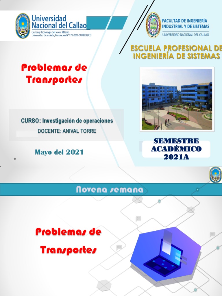 Semana 09 Problema De Transportes Pdf Procesos De Negocio