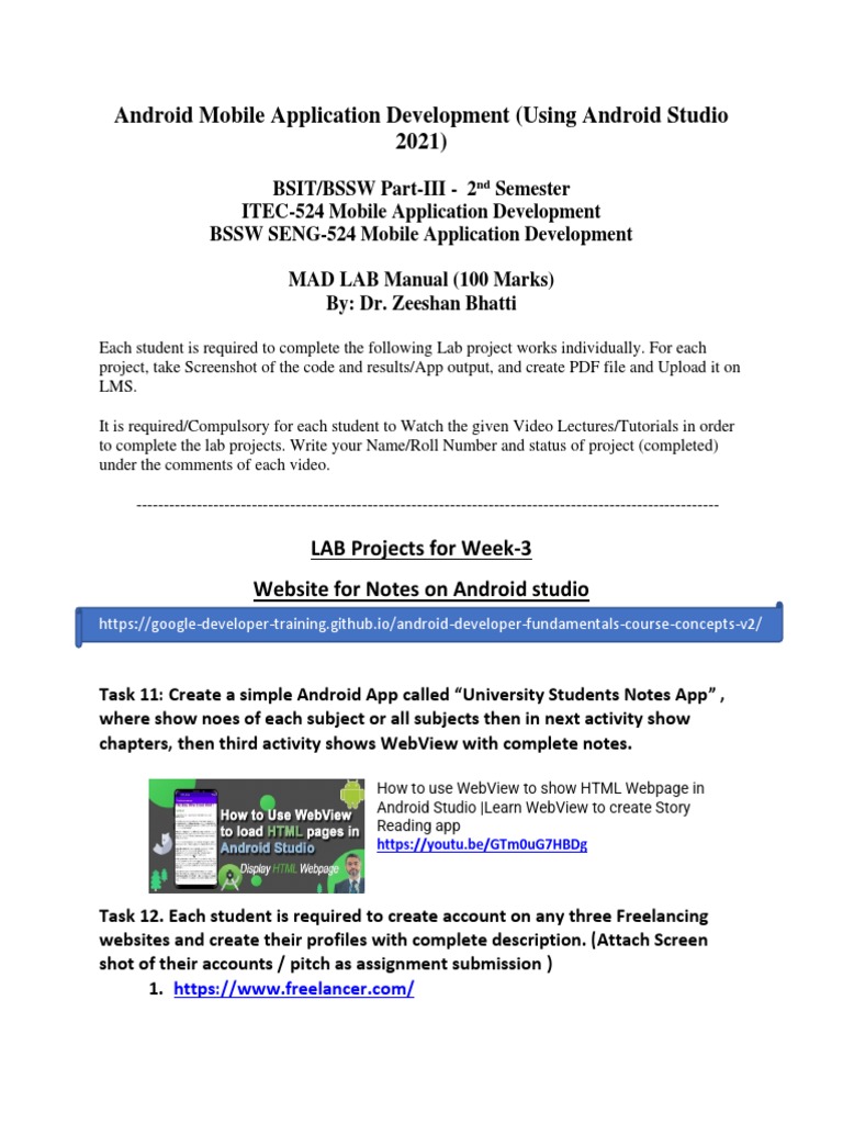 University Students Notes App: A Guide to Creating a Simple Android App ...