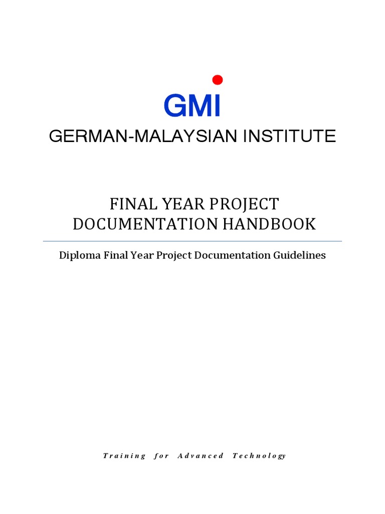 2 - Final Year Project Documentation Guidelines 6th Edition Feb 2020 ...