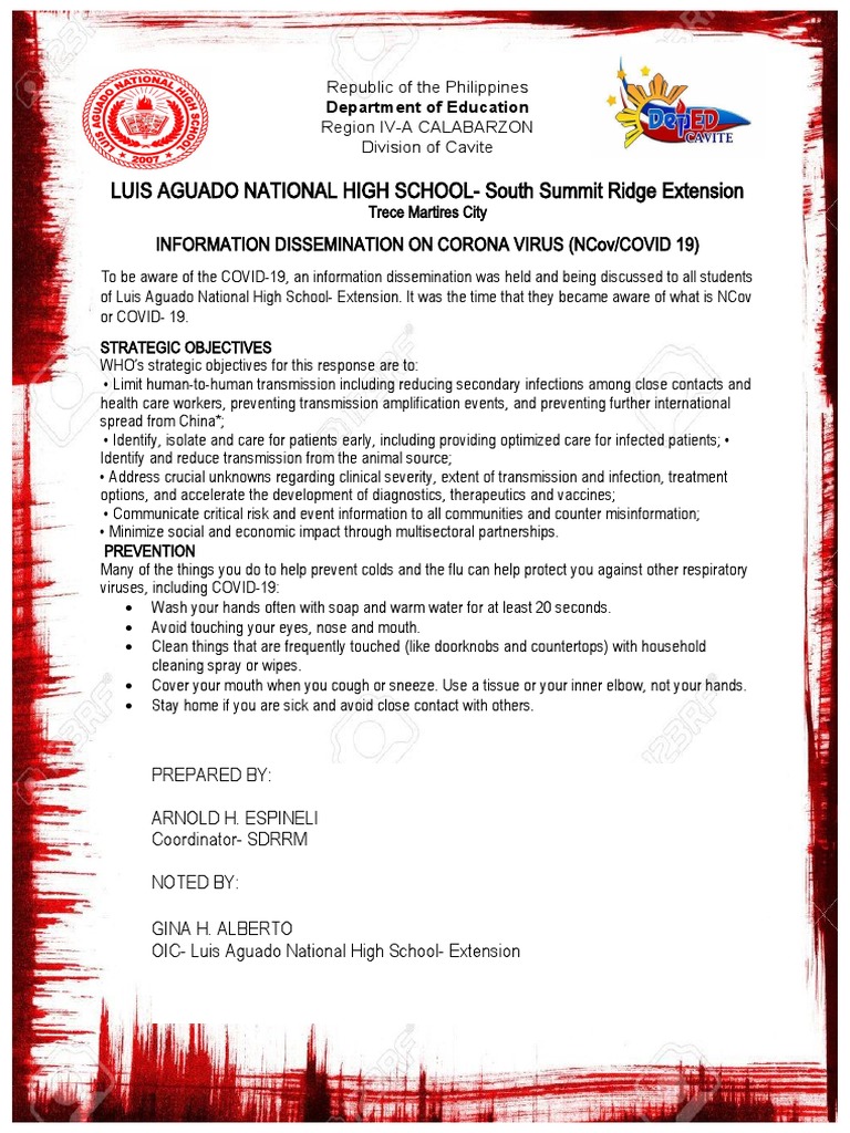 LUIS AGUADO NATIONAL HIGH SCHOOL-South Summit Ridge Extension | PDF