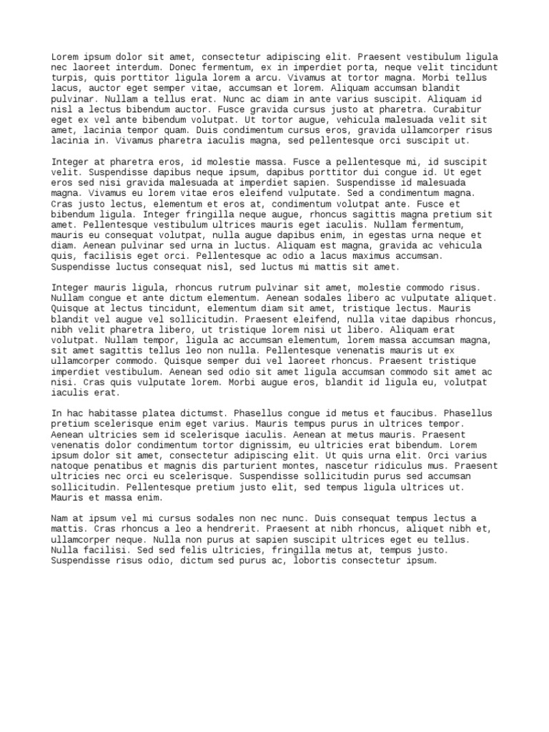 Lorem Ipsum 1 | PDF