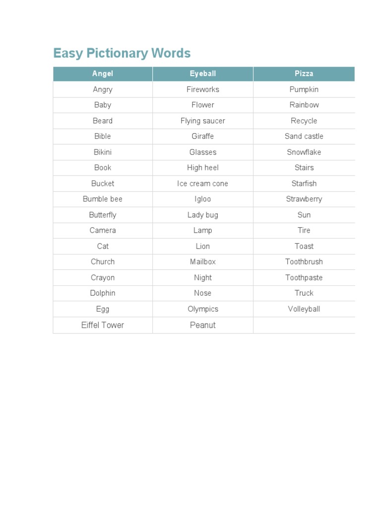 pictionary-words-pdf