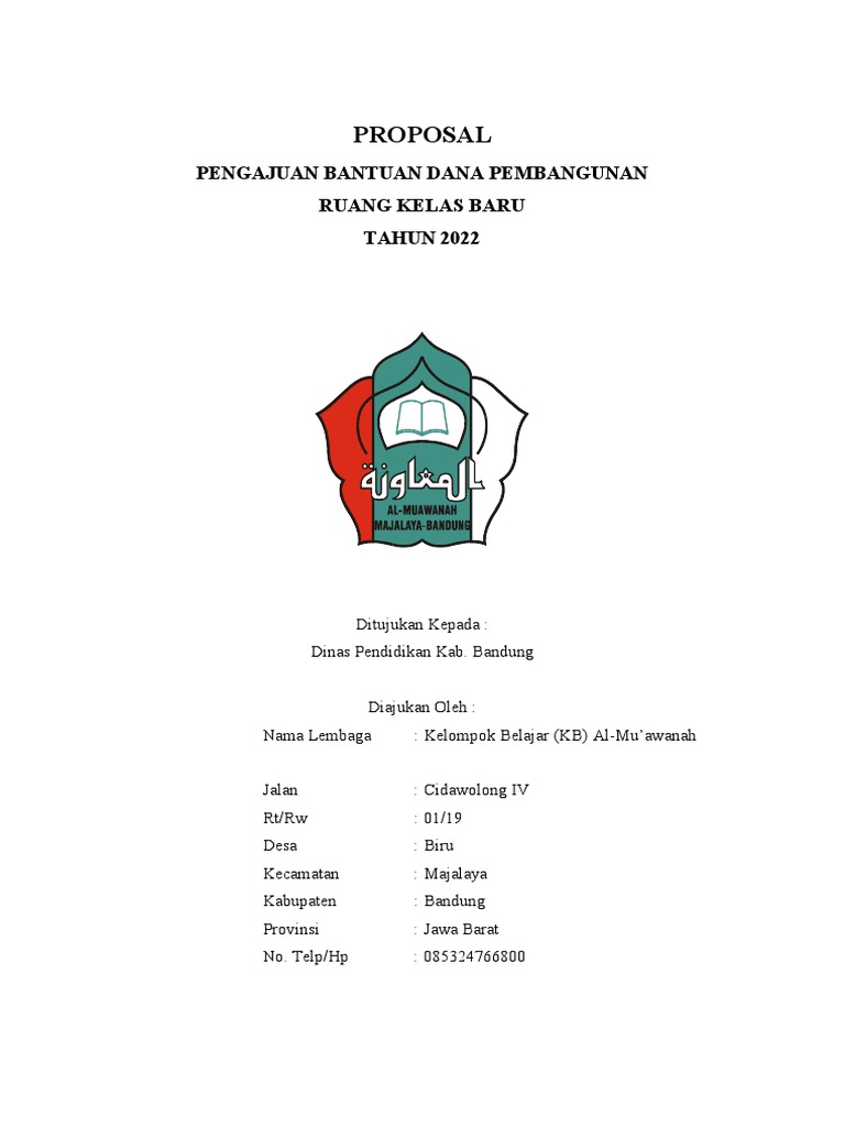 Proposal RKB Baru 2022. | PDF | Ilmu Sosial