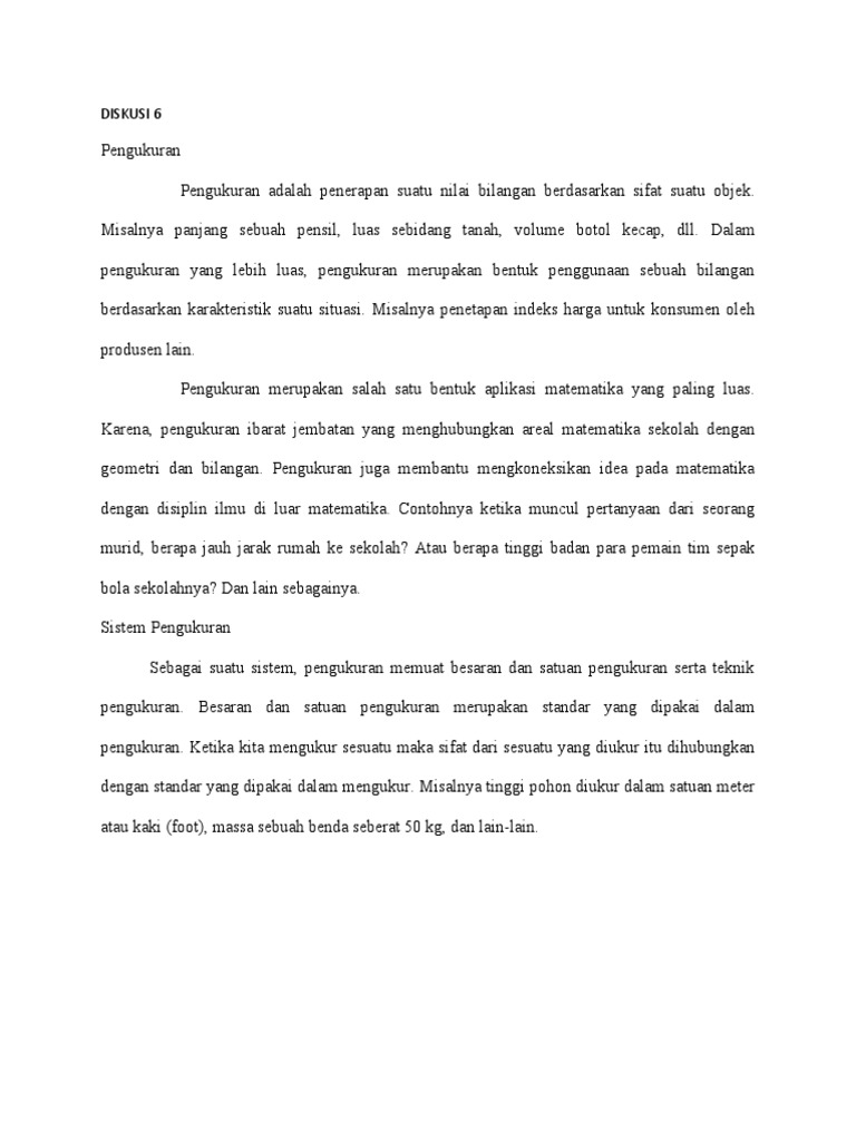 Diskusi 6 | PDF | Kajian Bahasa Asing | Sains & Matematika