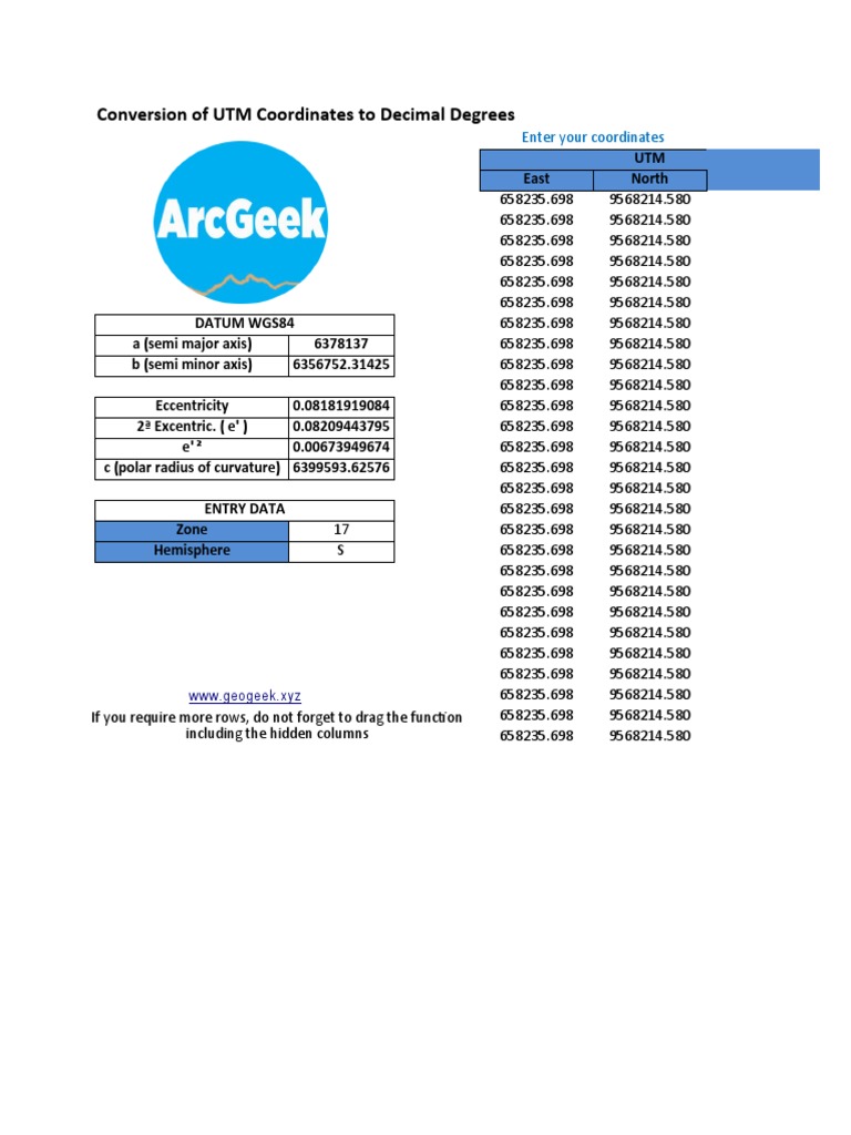 Coordinate Converter | PDF | Latitude | Physical Geography