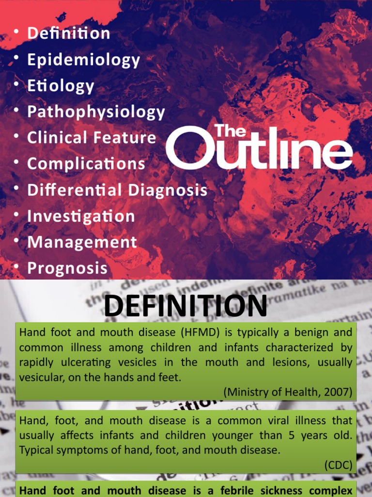 HFMD: Diagnosis, Management, and Pathophysiology | PDF | Virus | Animal ...