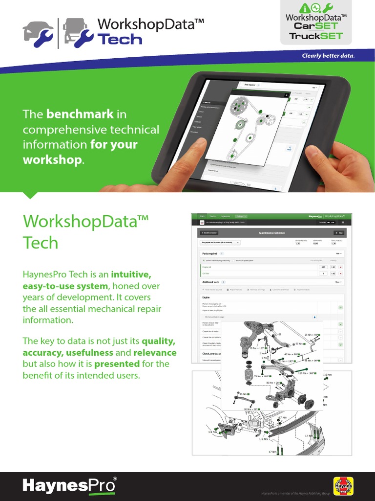 Brochure HaynesPro WorkshopData Tech 20171129 | PDF | Land Vehicles ...