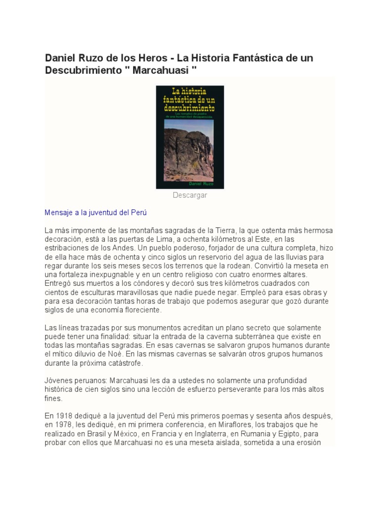 Daniel Ruzo de Los Heros | PDF | Milagro | Salvación