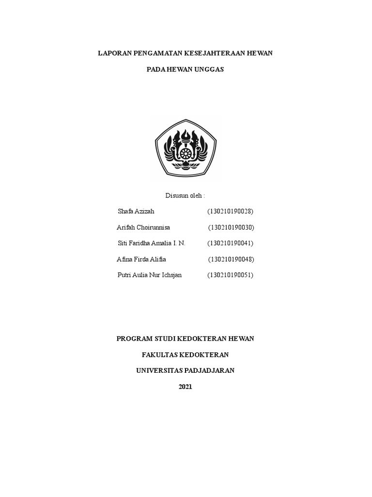 Kelompok 6 - Laporan Pengamatan Unggas | PDF