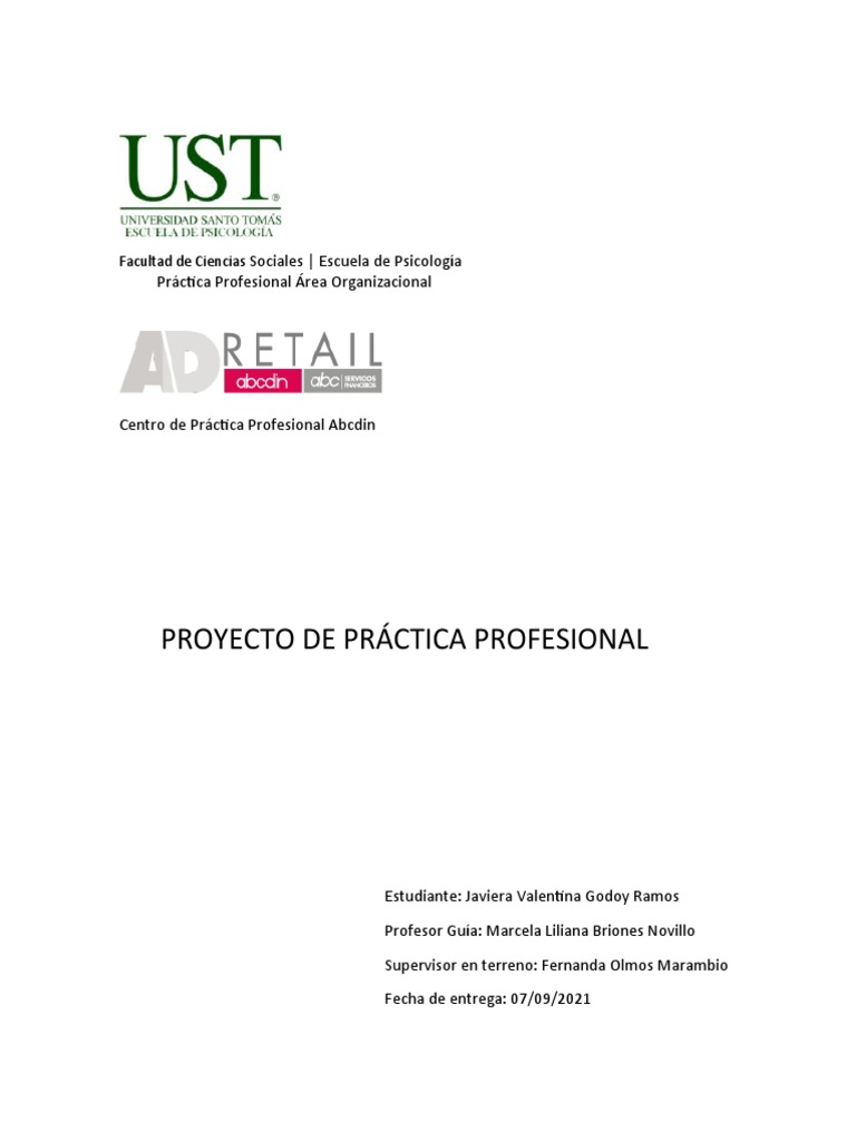 Proyecto de Practica Word | PDF | Gestión de recursos humanos | Reclutamiento