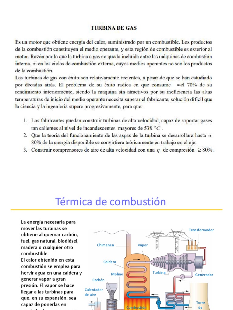 Centrales Térmicas y Ciclo Combinado | PDF
