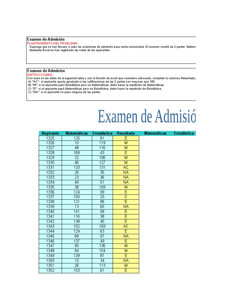 Prueba de Excel | PDF