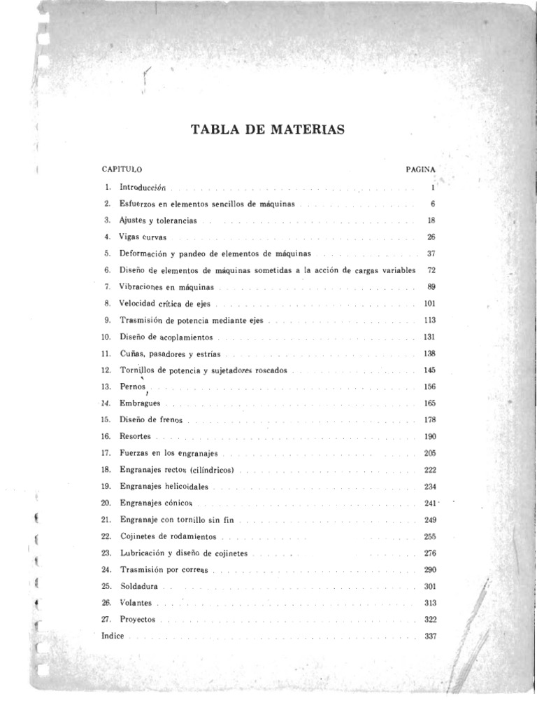 Teoría y Problemas de Diseño de Máquinas - Hall, Holowenko, Laughlin | PDF