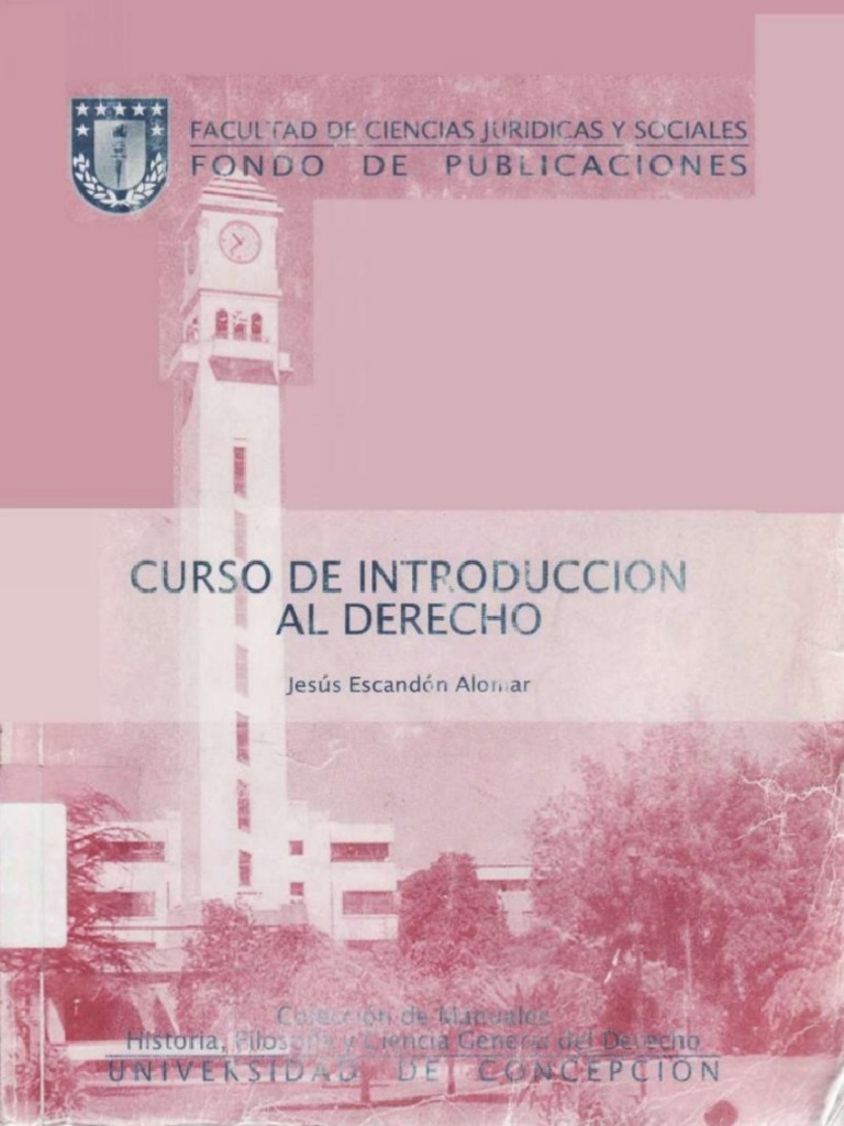 Curso de Introduccion Al Derecho 2008 Jesus Escandon Alomar PDF | PDF ... Curso de Introduccion Al Derecho 2008 Jesus Escandon Alomar PDF | PDF ...
