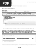 DSS-10A Apartment Review Checklist | PDF | Kitchen | Stairs