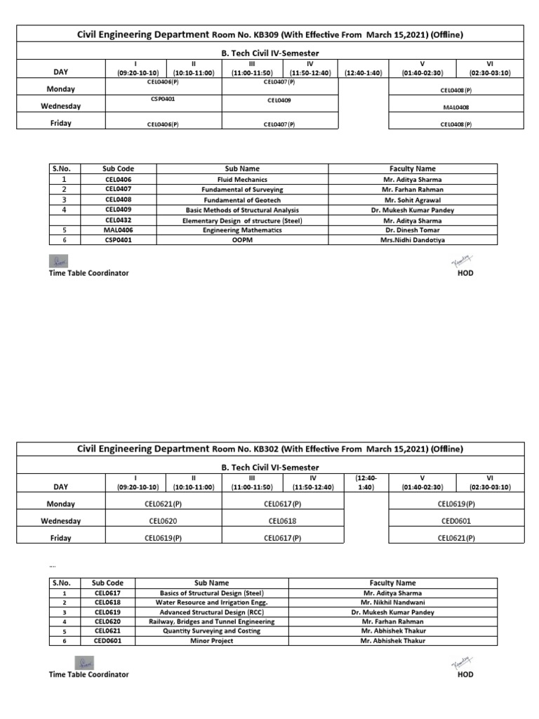 revised-time-table-online-and-offline-effective-from-15-march-2021