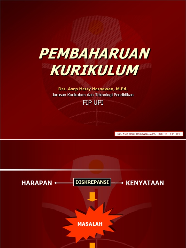 Pembaharuan Kurikulum oleh Asep Herry | PDF