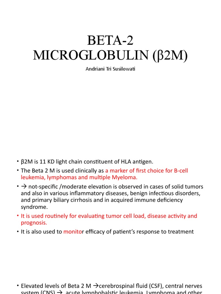 Beta-2 Microglobulin (β2m) | PDF