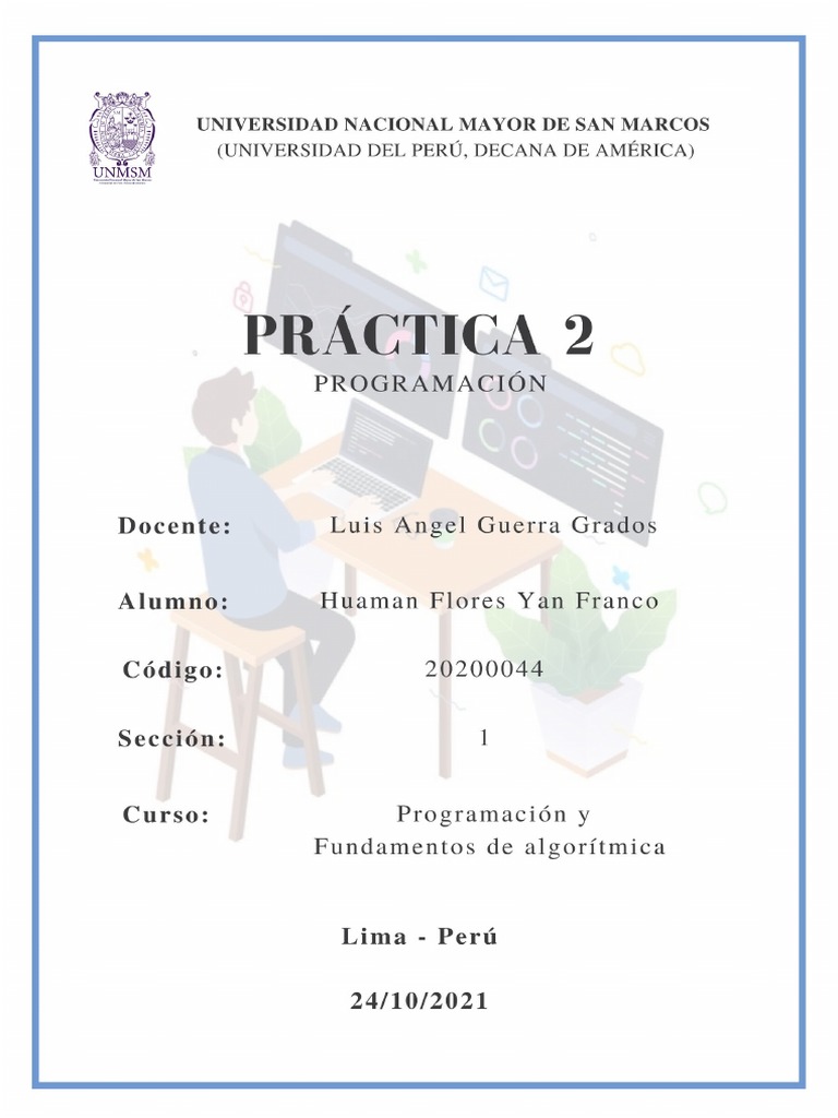 Practica 2 de Programación | PDF | Algoritmos | Informática