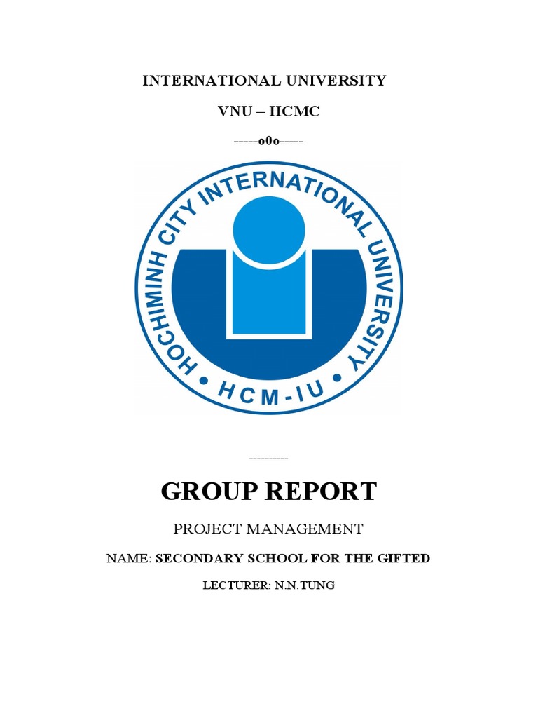 Group Report: International University Vnu - HCMC | PDF | Framing ...