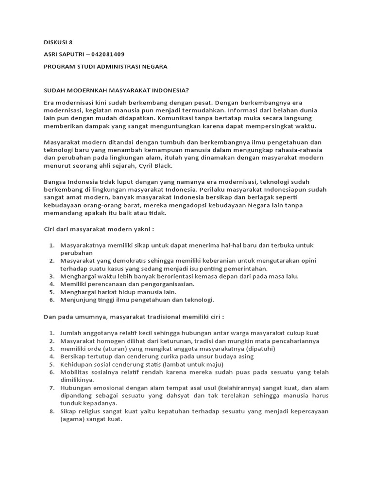 Diskusi 8 Isbd | PDF