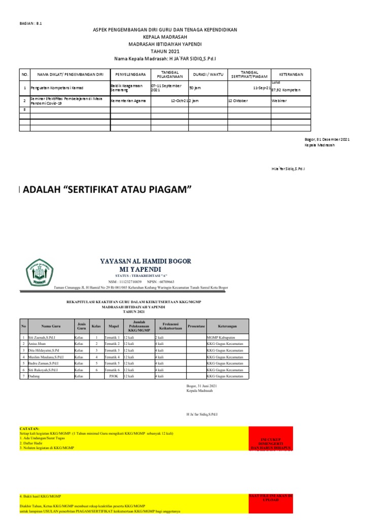 Bukti Fisik b1-b7 Edm 2 | PDF