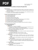 The Routine Hospital Diets | PDF | Foods | Vegetarianism