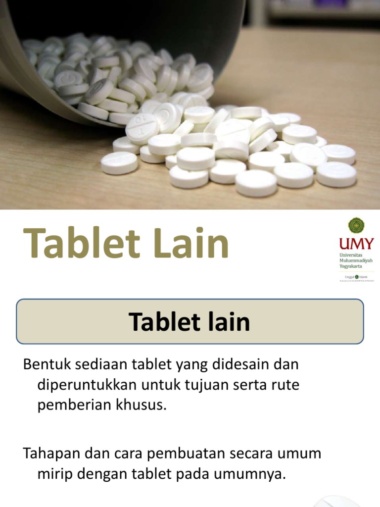 Materi Kuliah Jenis Tablet Lain | PDF