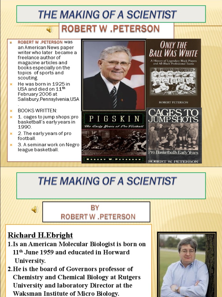 The Making of A Scientist | PDF | Biology | Molecular Biology