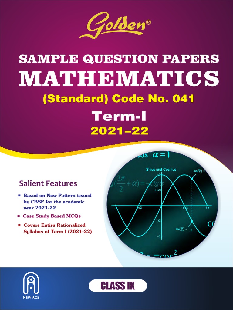 Sample Question Papers and Answer Keys for CBSE Class 9 Mathematics ...