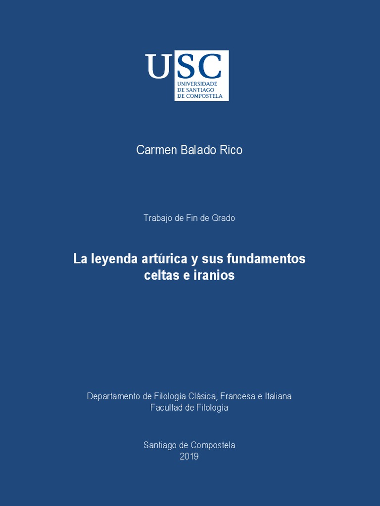 Balado Rico, Carmen | PDF | Rey Arturo | Lancelot
