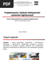 Logistyka Prezentacja | PDF