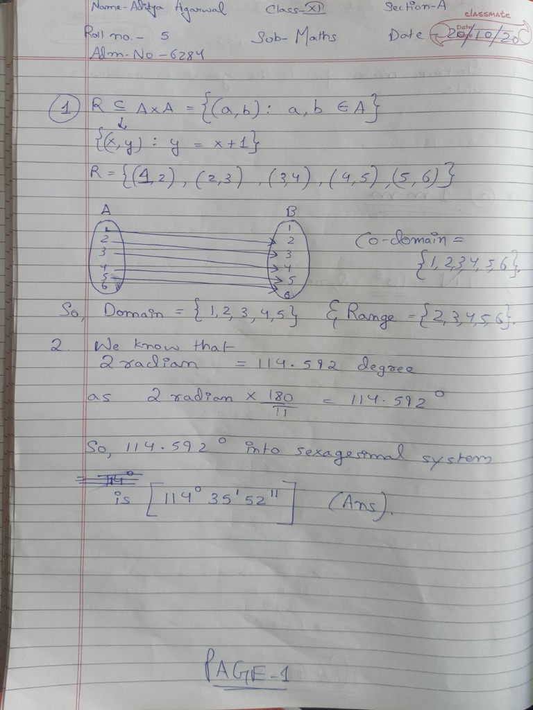 Class 11 Maths | PDF