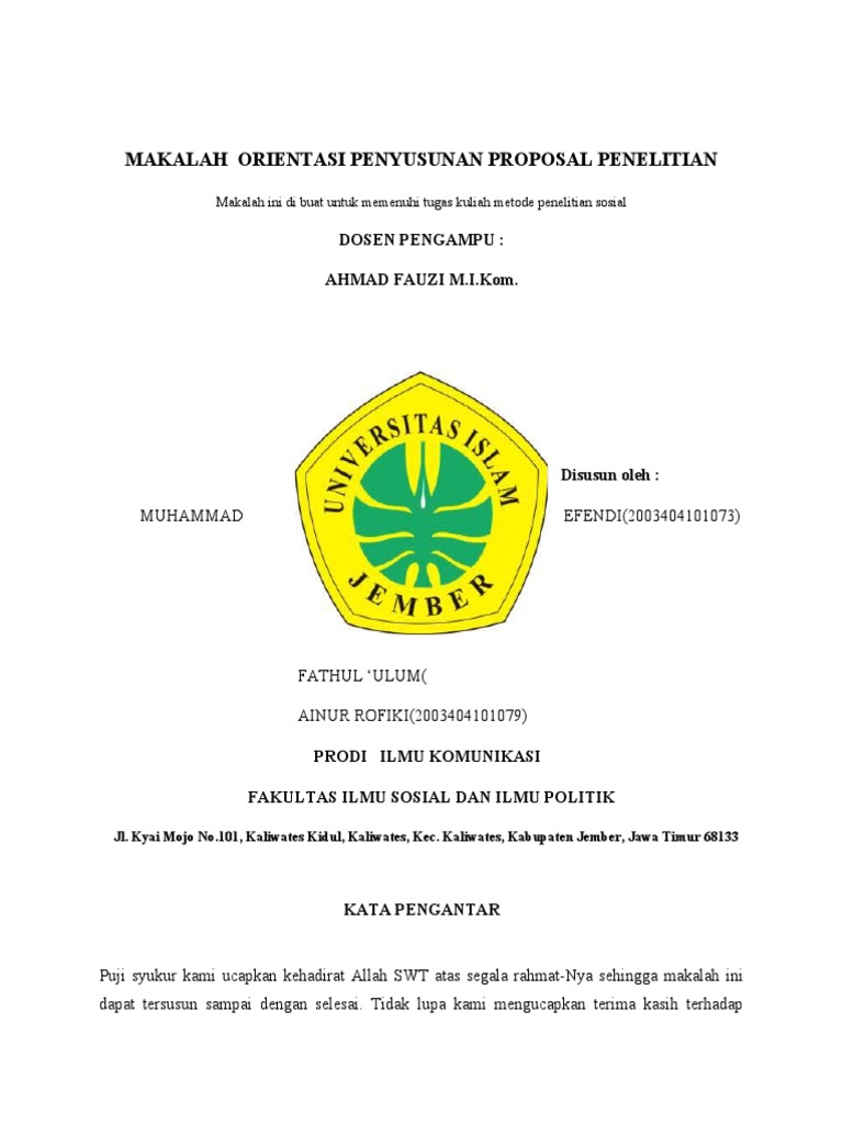 Makalah Metode Penelitian Sosial | PDF Makalah Metode Penelitian Sosial | PDF