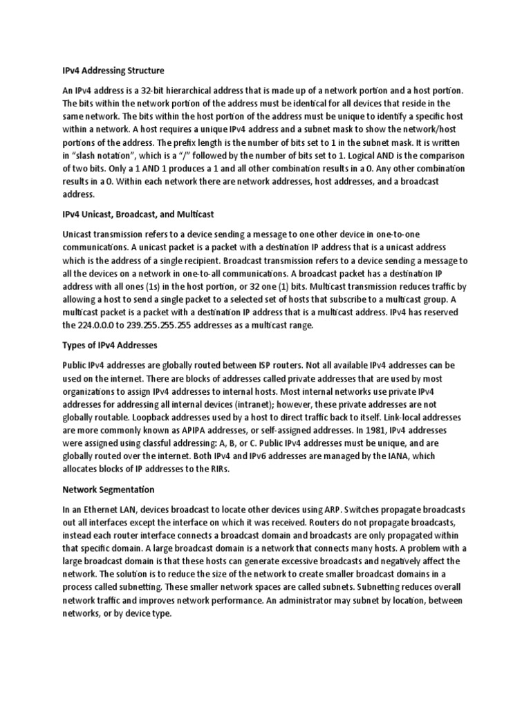A Comprehensive Guide to Structured IPv4 Network Design and Address Planning Through Subnetting ...