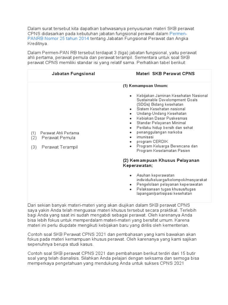 SOAL SKB 1 | PDF | Pengembangan Diri