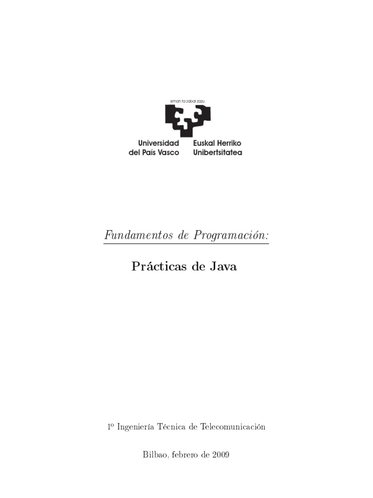Practicas Java | PDF | Java (lenguaje de programación) | Objeto (informática)