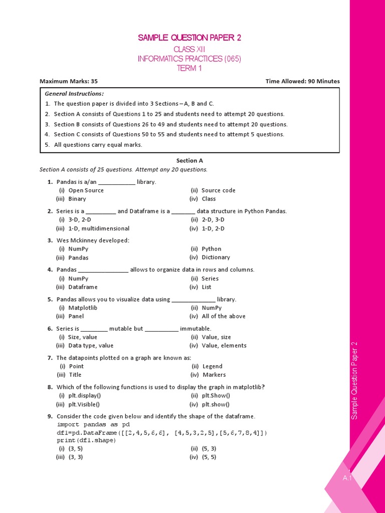 Ip-Class-Xii-Sample Question Paper | PDF | Popular Culture & Media Studies | Social Media