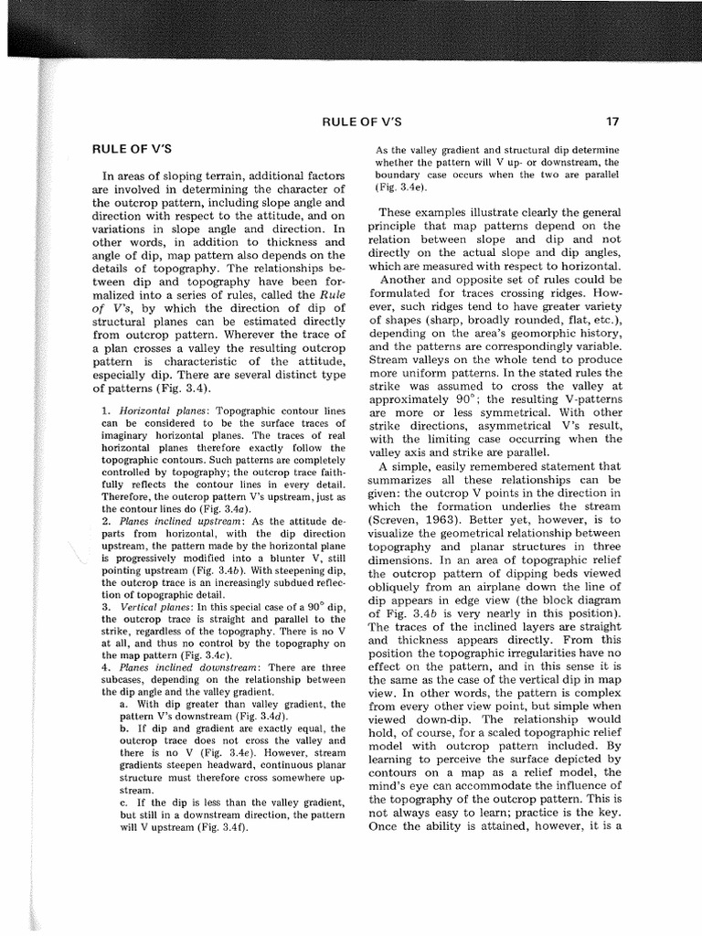 Rule of V's | PDF | Topography | Contour Line