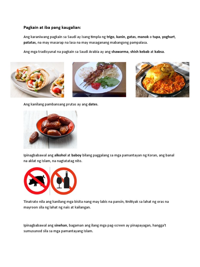 Saudi Arabia (Tagalog) | PDF
