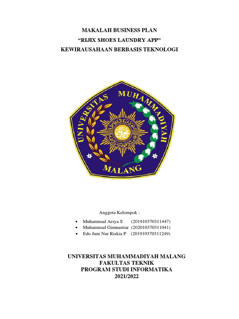 Business Plan-Rijix Shoes Laundry App | PDF