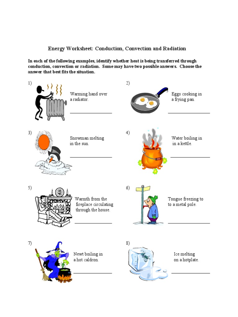 AE. Homework. Conduction, Convection and Radiation | PDF