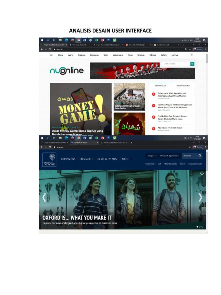 Analisis Desain User Interface | PDF