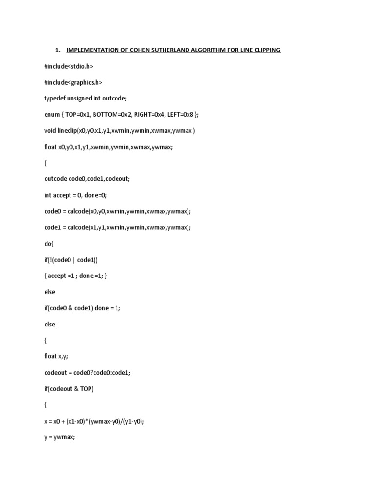 CG Project File | PDF | Theoretical Computer Science | Algorithms And Data Structures