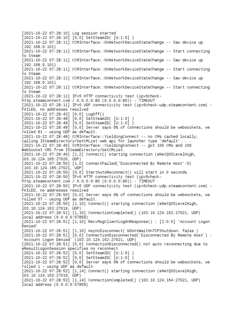 Connection Log | PDF | Hypertext Transfer Protocol | Login