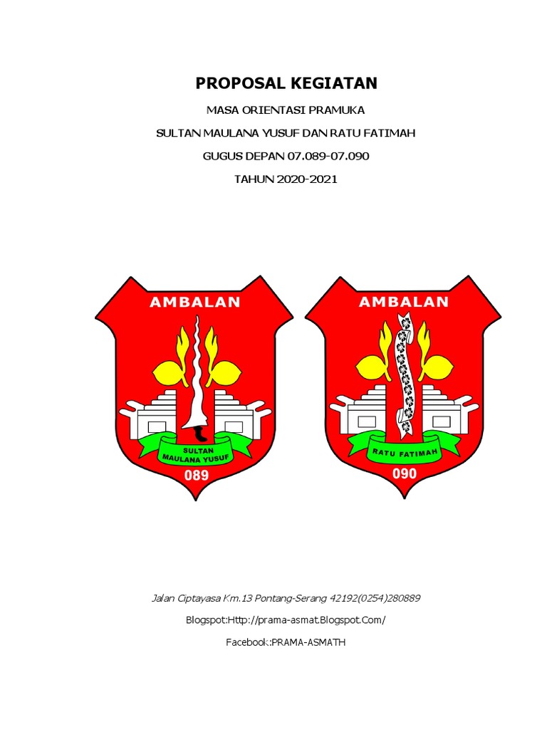 Proposal Kegiatan MOP | PDF
