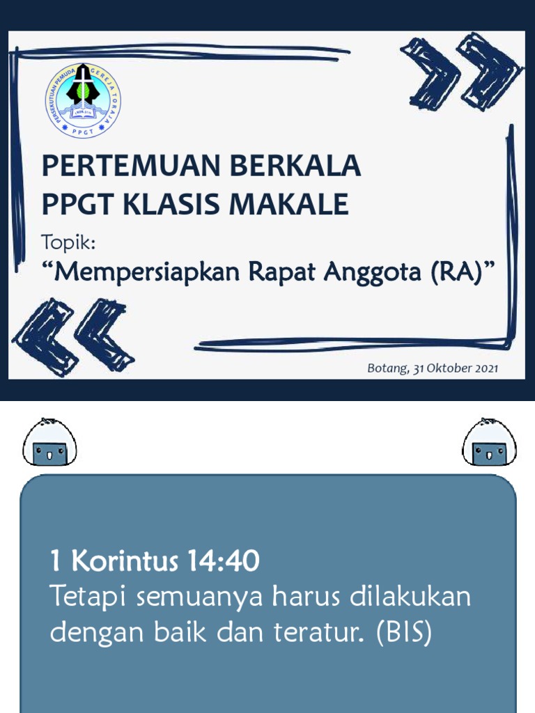 Mempersiapkan RA | PDF