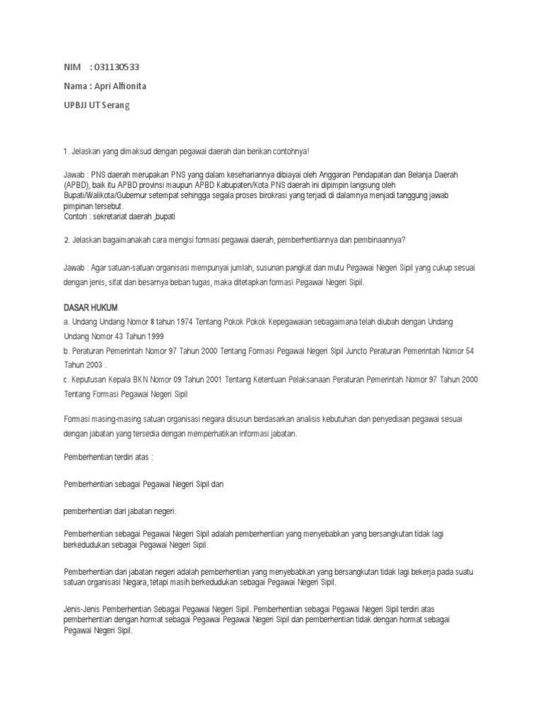 Tugas 2-031130533-Adm Pemerintahan Daerah | PDF