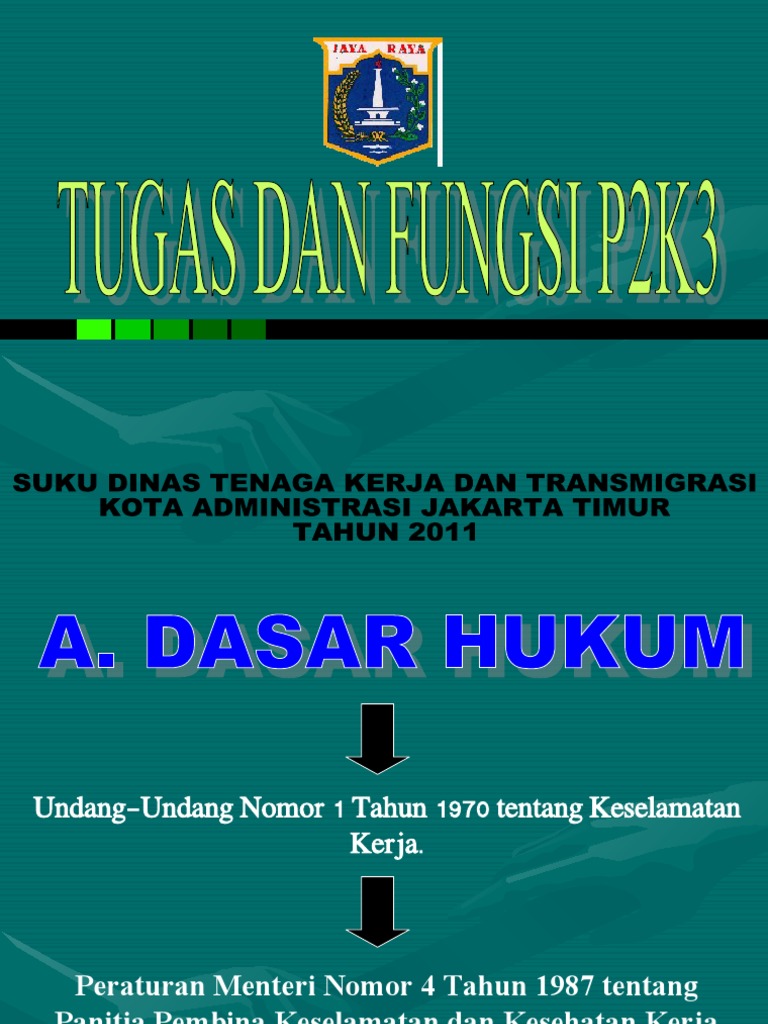 Tugas Dan Fungsi p2k3 Jakarta Timur Revisi 1 | PDF