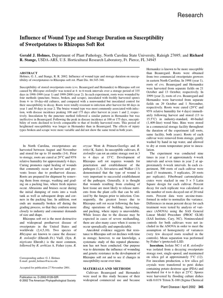 Gerald J Holmes, Richard R Stange | PDF